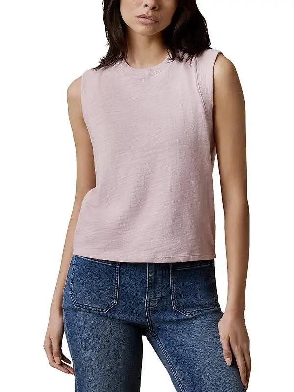 Faherty Brand Muscle Tank Top - Violet Ice