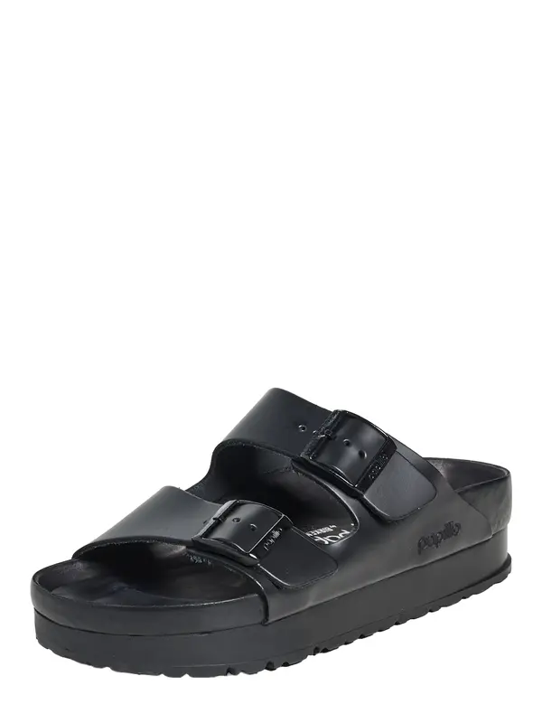 BIRKENSTOCK Arizona Platform Flex Exquisite Sandals - Black
