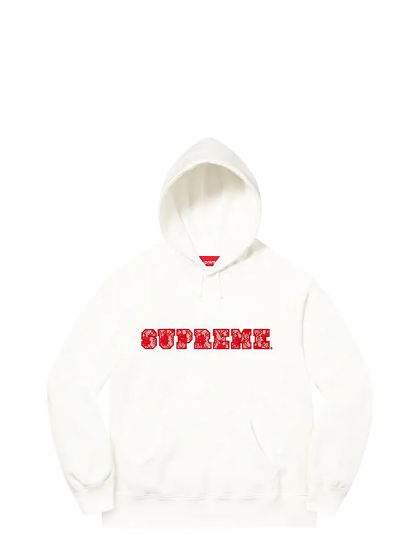 Supreme Lace Hooded Sweatshirt - White