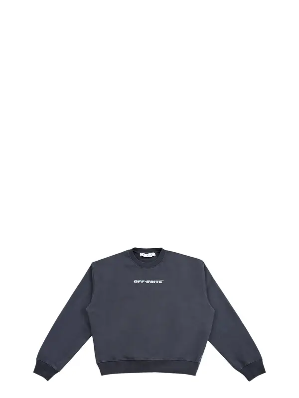 Off-White Between Arrow Over Crewneck 'outerspace - White