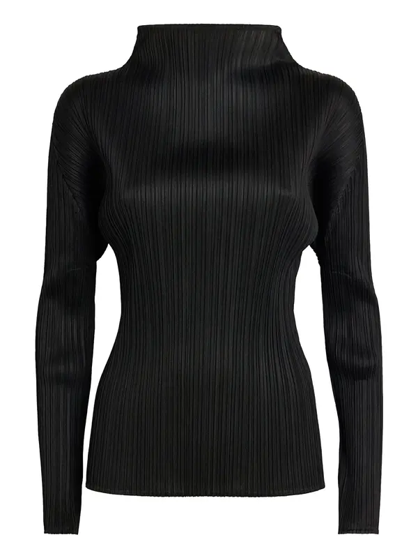 Issey Miyake Basics Long-sleeved Top - Black