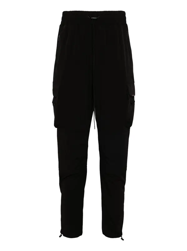 REPRESENT Tapered Cargo Trousers - Black