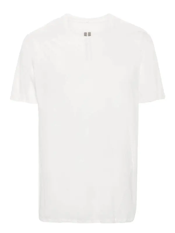 Rick Owens Level Cotton Semi-sheer T-shirt - White