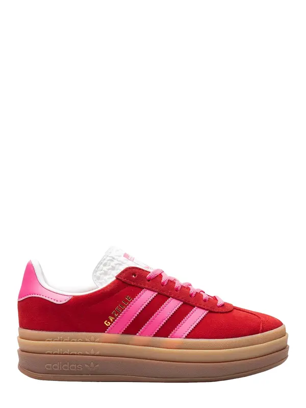 Adidas Gazelle Bold Leather Sneakers - Red