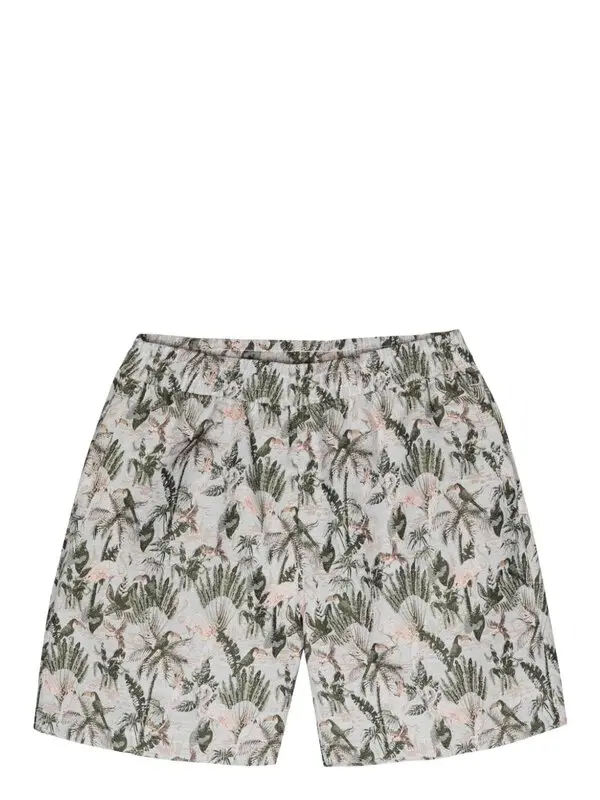 PLEASURES Parrot Jacquard Bermuda Shorts - Grey