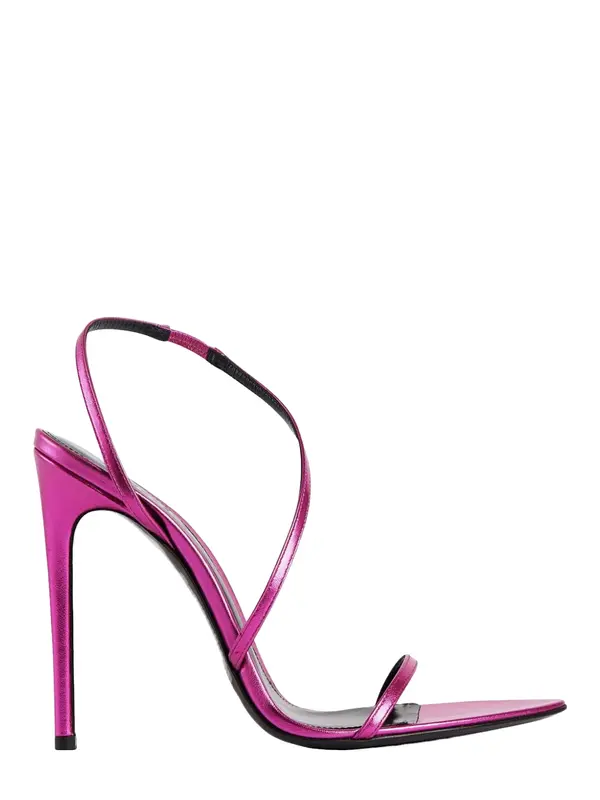 Retrofete Naomi 110mm Leather Sandals - Pink