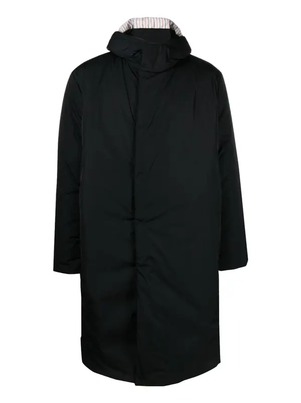 Thom Browne Hooded Padded Maxi Coat - Black