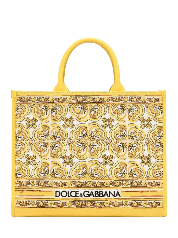 Dolce & Gabbana Medium Dg Daily Tote - Yellow