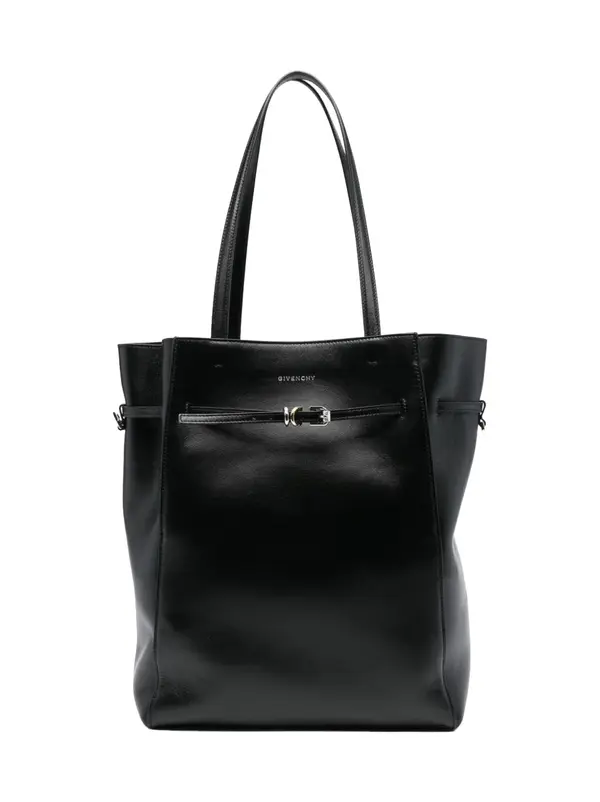 Givenchy Voyou Medium Leather Tote Bag - Black