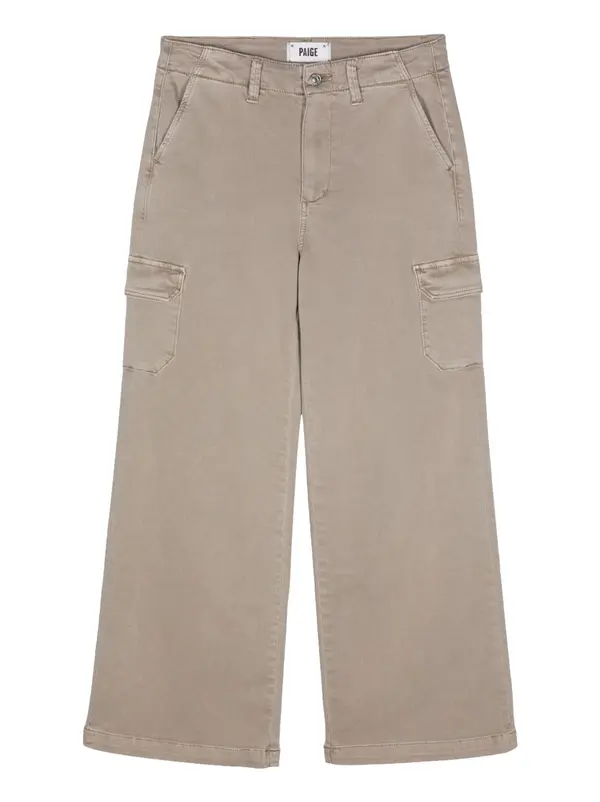 Paige Carly Cargo Pants - Grey
