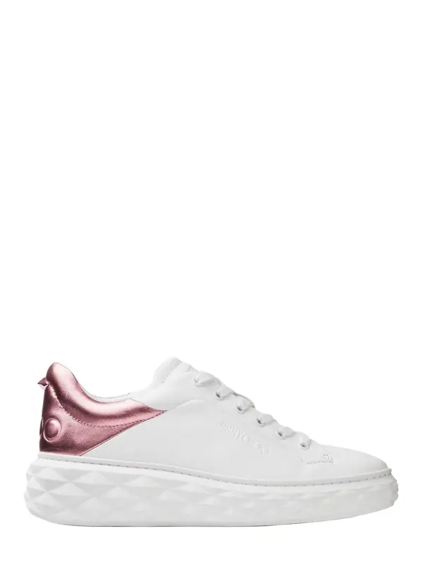 JIMMY CHOO Diamond Maxi Sneakers - White