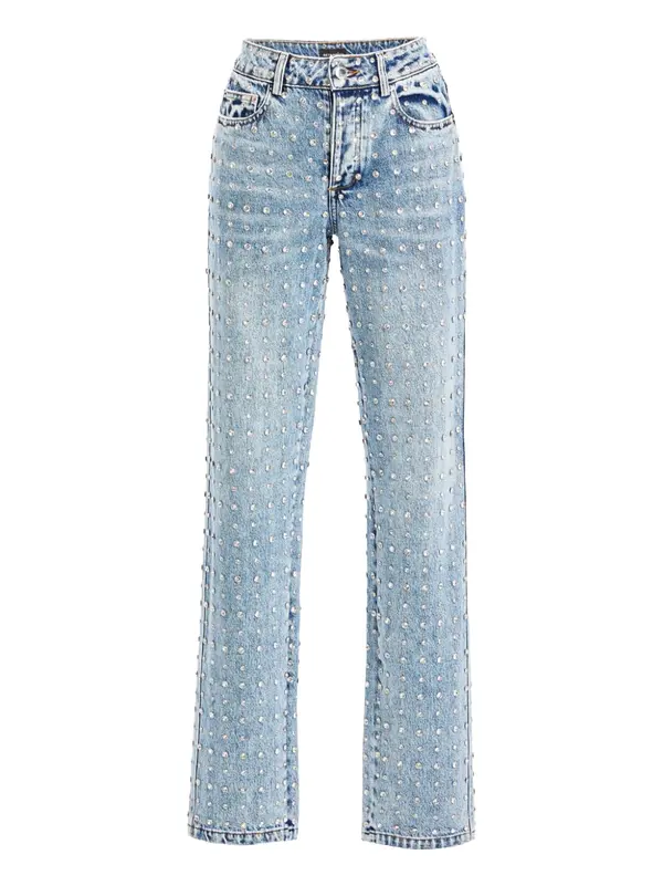 Retrofete Vero Embellished Jeans - Blue