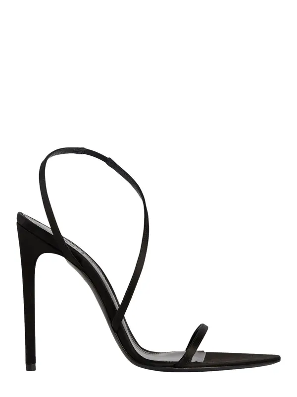Retrofete Naomi 110mm Leather Sandals - Black