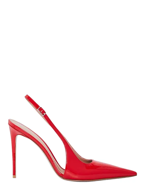 Retrofete Cindy 110mm Slingback Pumps - Red