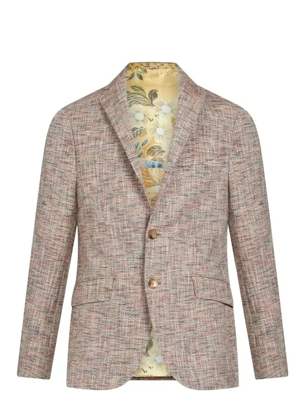 Etro Notched-lapel Single-breasted Blazer - Brown