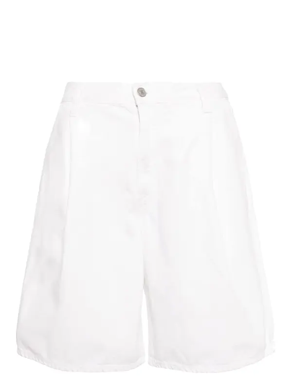 AGOLDE Ellis Wide-leg Shorts - White