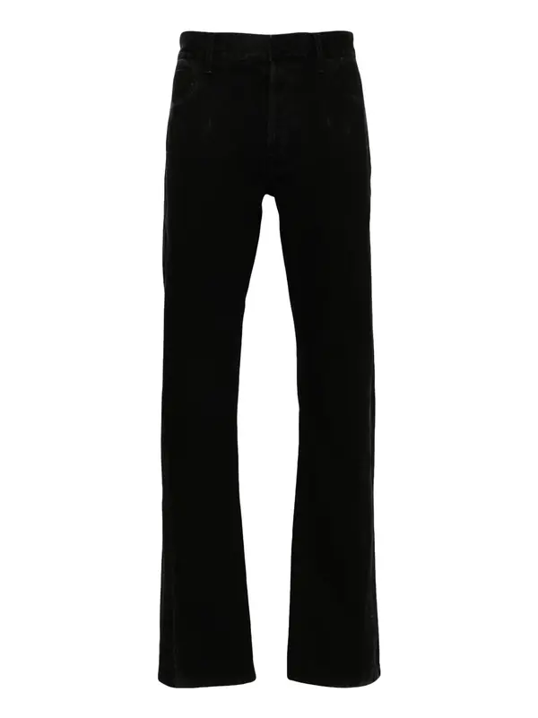Alexander McQueen Logo-patch Jeans - Black