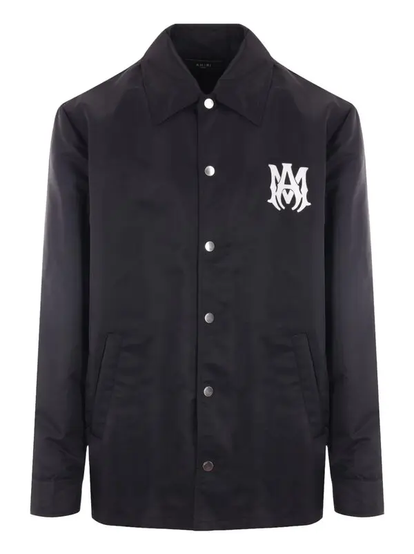 Amiri Ma-print Shirt Jacket - Black