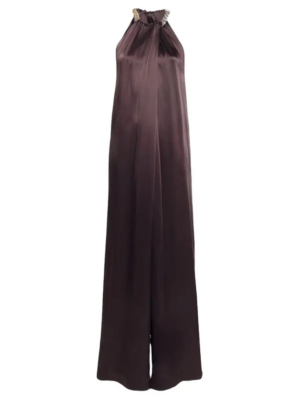 Stella McCartney Chain-link Detail Jumpsuit - Brown