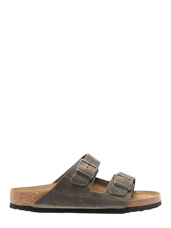 BIRKENSTOCK Arizona Leather Sandals - Brown