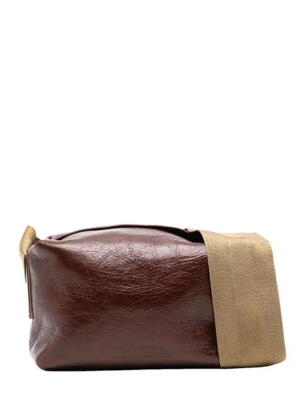 UMA WANG Faux-leather Shoulder Bag - Brown