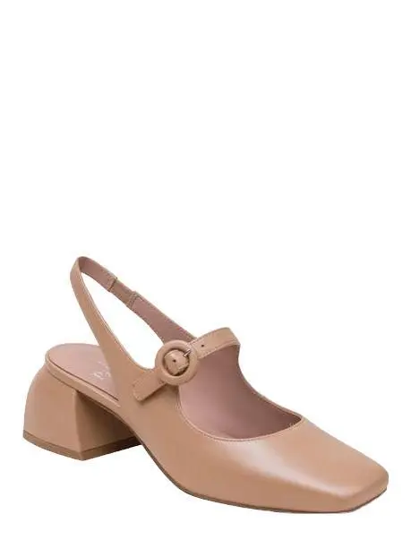 Linea Paolo Manu Slingback Mary Jane Pump - Desert