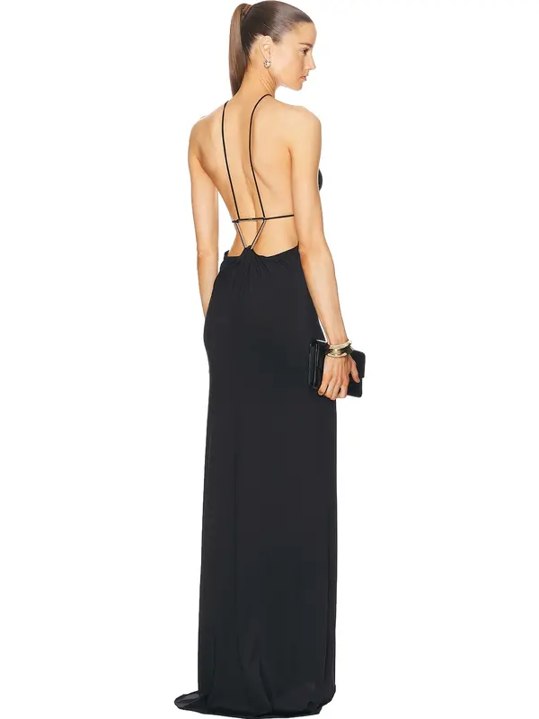 Coperni Suspended Triangle Dress - Black