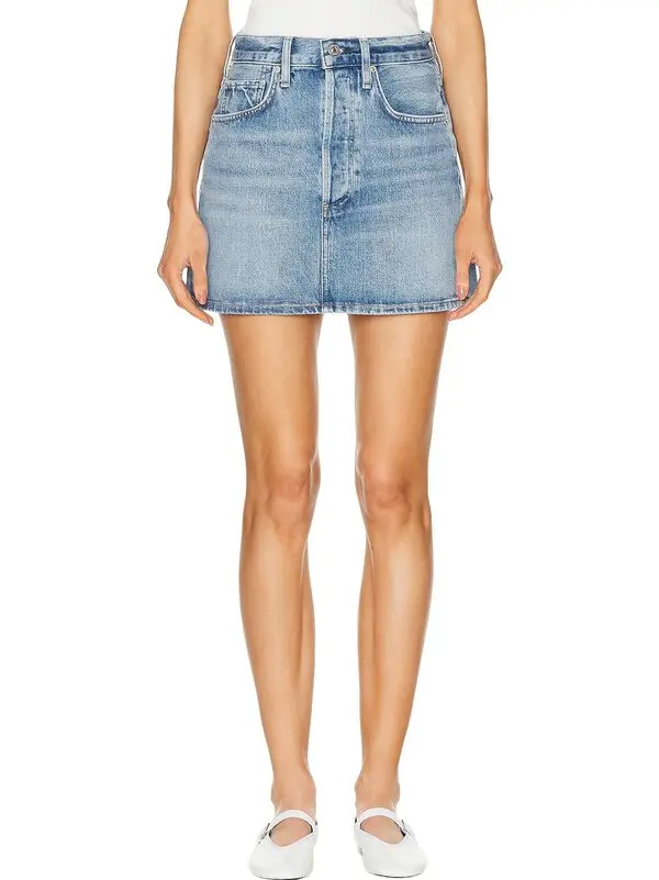 Citizens Of Humanity Ramona Mini Denim Skirt - Fiesta