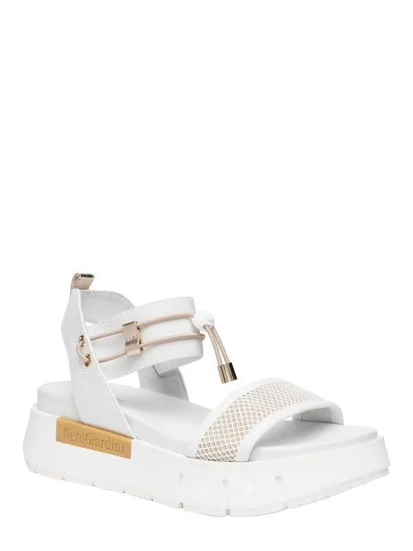 NEROGIARDINI Platform Sandals - White