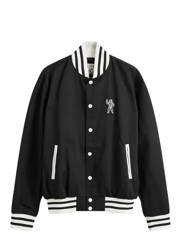 BILLIONAIRE BOYS CLUB Arch Logo Lightweight Varsity Jacket - Black