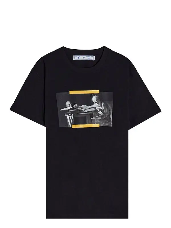 Off-White Caravaggio Painting Short-sleeve Slim Tee /multicolor - Black