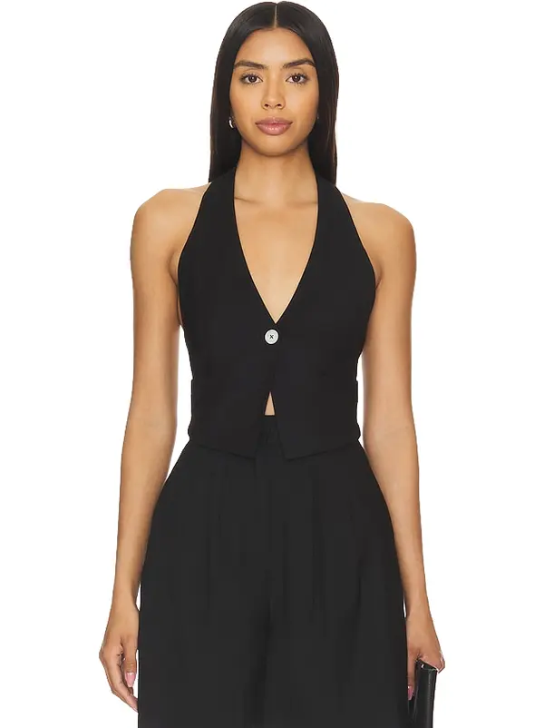 LOVERS AND FRIENDS Aria Vest - Black