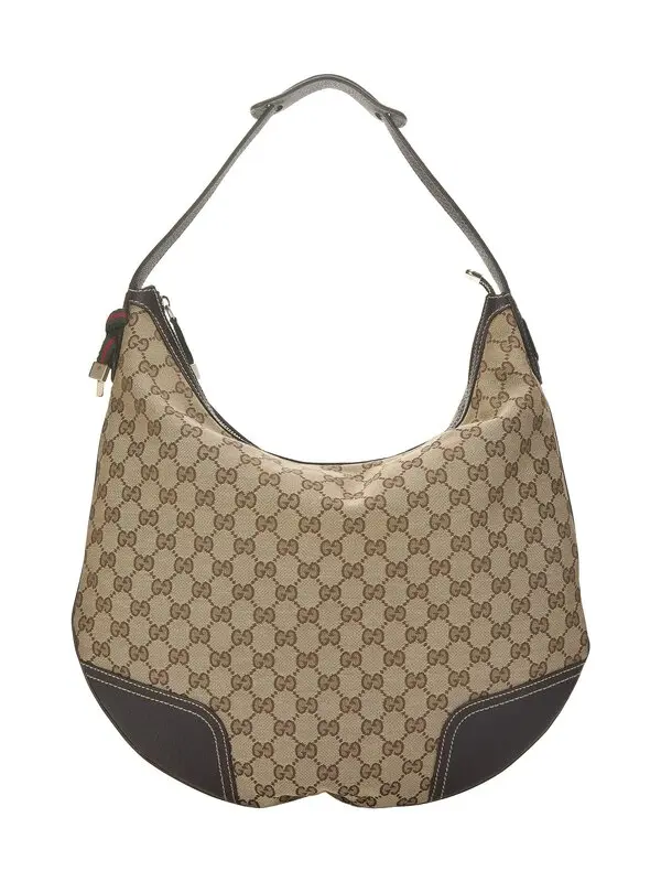 Gucci Original Gg Canvas Princy Hobo - Brown