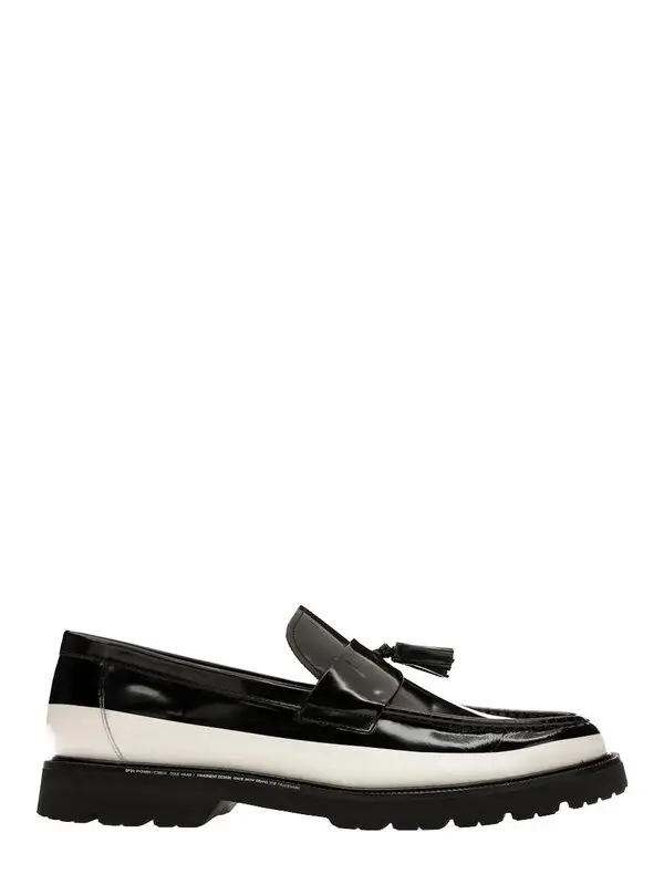 Cole Haan Tassel Loafer - Black/white