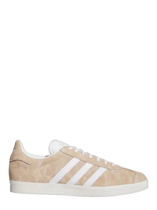 Adidas Gazelle Lace Up Sneakers - Magic Beige/cloud White