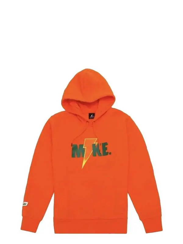 JORDAN Sportswear Like Mike Fleece 2 Pullover Hoodie - Orange/safety Orange