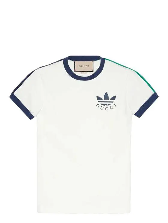 Gucci X Adidas Logo T-shirt - White