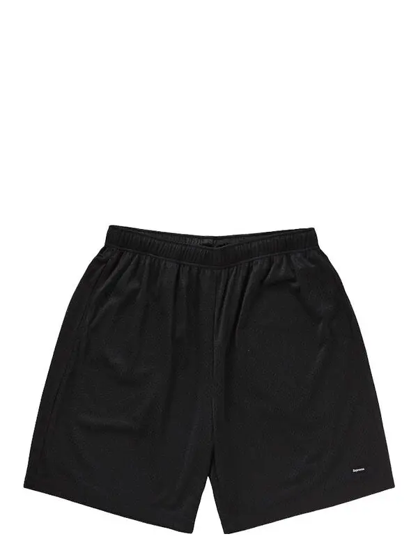 Supreme Small Box Baggy Mesh Short Ss24 - Black