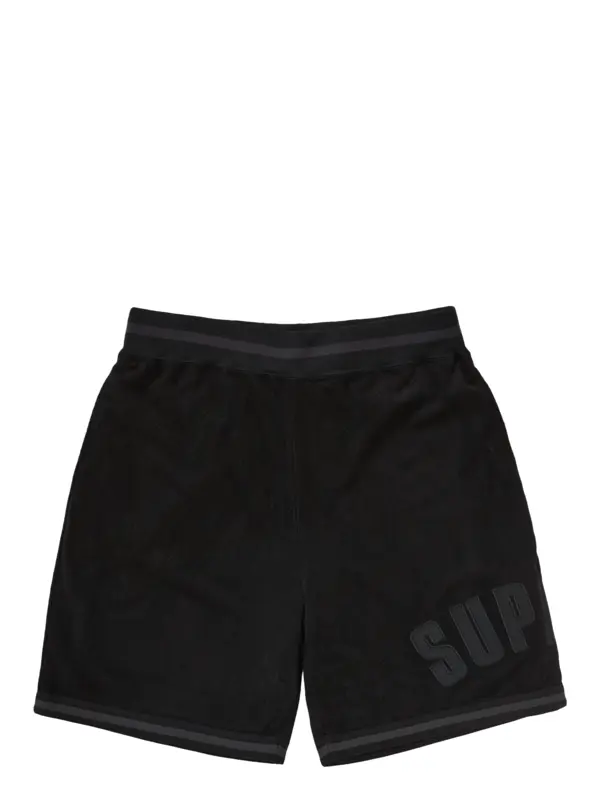 Supreme Ultrasuede Mesh Short - Black