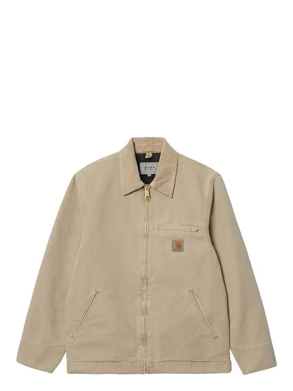 Carhartt Wip Detroit Dearborn 12oz Canvas Jacket - Dusty H Brown (faded)
