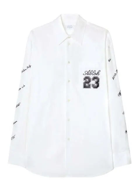Off-White Off Embroidered Shirt - White