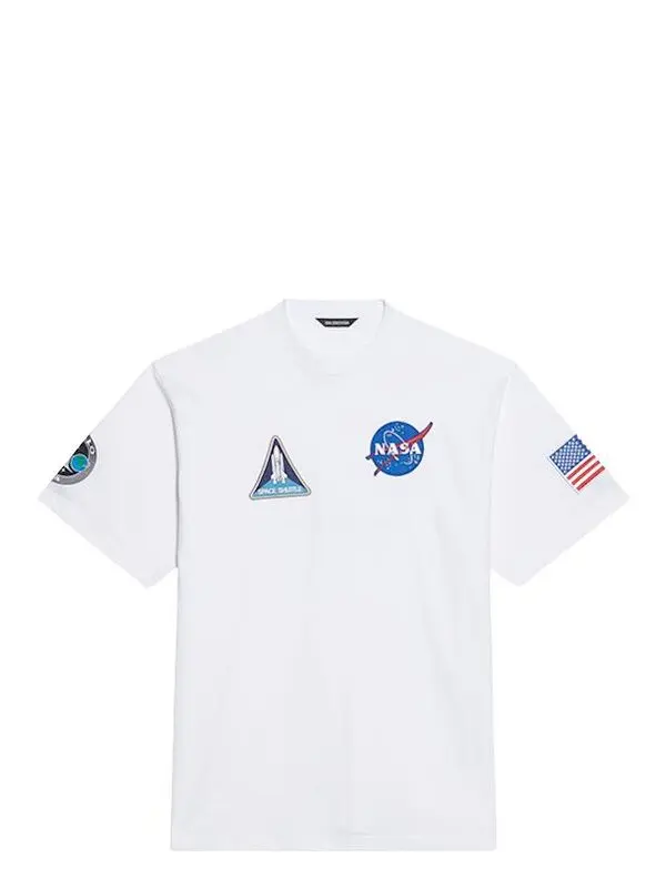 Balenciaga Nasa Space Patch T-shirt - White