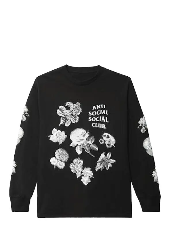 ANTI SOCIAL SOCIAL CLUB Strange Arrangements Longsleeve Tee Shirt - Black