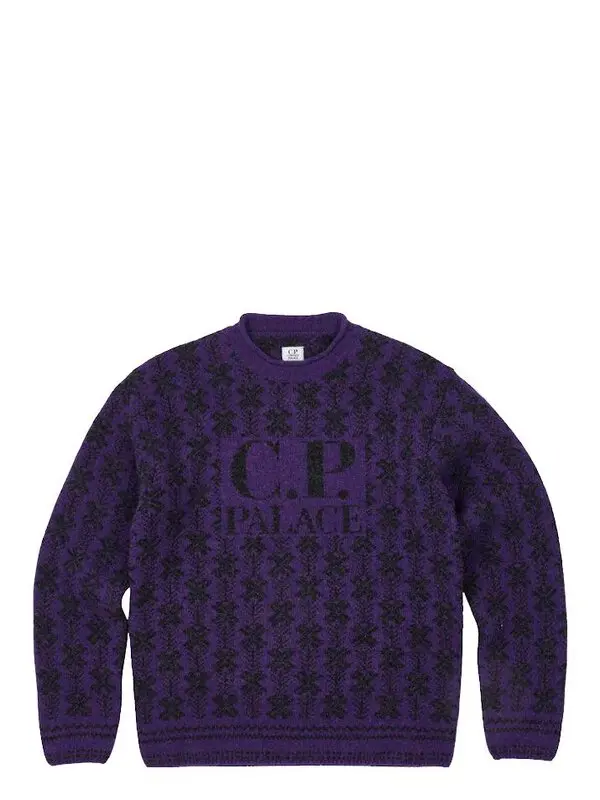 PALACE C.p. Company Lambswool Knit - Purple