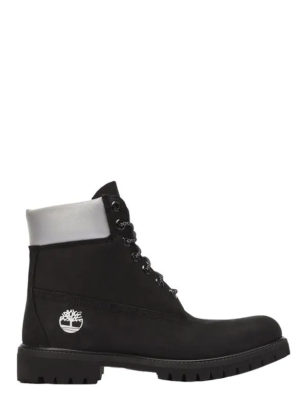 Timberland 6" Boots - Black/silver
