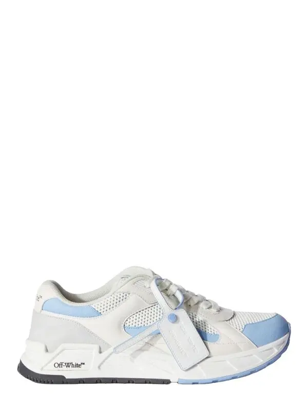 Off-White Off Runner B Sneakers - White/ligth Blue