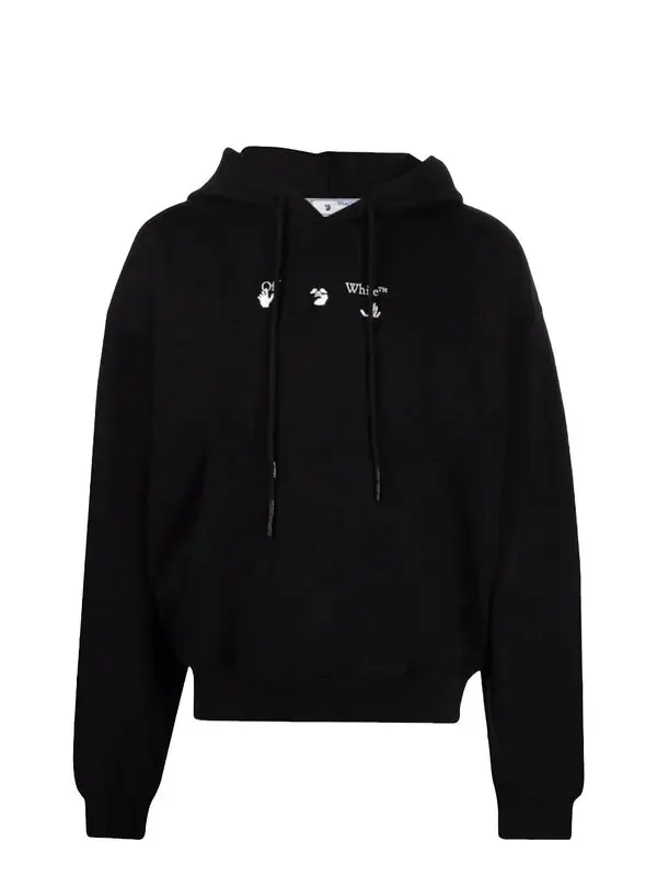 Off-White Marker Over Hoodie - Black