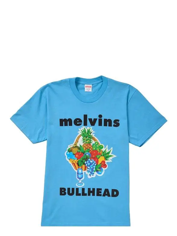 Supreme Melvins Bullhead Tee Shirt - Bright Blue