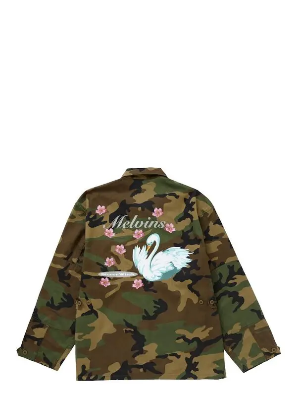 Supreme Melvins Bdu Jacket - Woodland Camo
