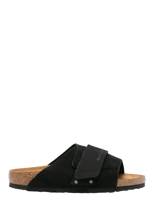 BIRKENSTOCK Kyoto Suede Sandals - Black